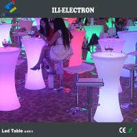 China Remote control plastic glow bar tables for sale