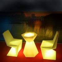 China Plastic LED Glow Furniture Infarad Remote Control For Outdoor event for sale