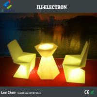 China Plastic LED Glow Furniture Infarad Remote Control For Outdoor event for sale