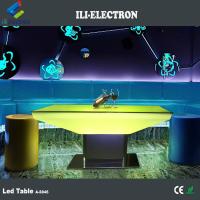 China Luxury Remote Control Plastic Led Lounge Table For Apartment for sale