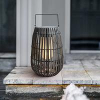 China Portable Rattan Garden Solar Lights IP65 Water Resistant For Outdoor for sale