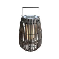 China Portable Rattan Garden Solar Lights IP65 Water Resistant For Outdoor for sale