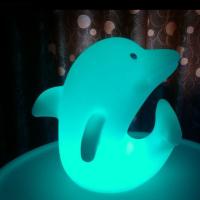 China plastic Dolphin LED Lights 3500K Warm White with Rechargeable lithium battery for sale
