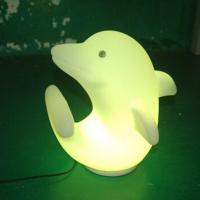China plastic Dolphin LED Lights 3500K Warm White with Rechargeable lithium battery for sale