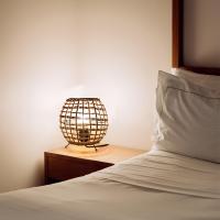 China small Creative rattan ball table lamp Rattan art rattan woven bedroom decorative table lamp for sale