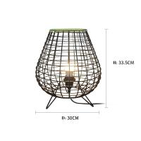 China Chinese Style Modern Rattan Lamp For Bedroom Bedside Tea Room for sale