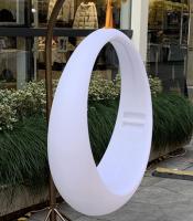 China Outdoor Entertainment colorful hanging swing chair lighting Remote Control LED Illuminated Swing for sale
