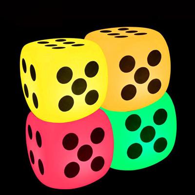China Illuminated Outdoor LED Cube Light Dice Style 15cm 20cm 30cm IP65 Waterproof For Outdoor Events for sale