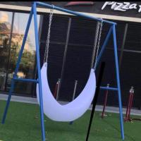China Event decor glowing plastic led moon swing for sale