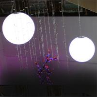 China Remote Control LED Glow Ball Light Pendant Double Color For Holiday for sale