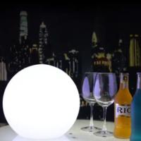 China PE Plastic Floating Pool Ball Lights , Remote Control LED Ball Lamp For Decoration for sale
