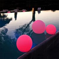 China PE Plastic Floating Pool Ball Lights , Remote Control LED Ball Lamp For Decoration for sale