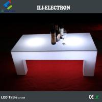 China 4 Legs LED Light Cocktail Table , 16 Colors Changing LED Glow Table Remote Control for sale