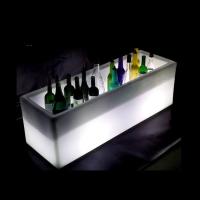 China Illuminated Glowing Ice Bucket , Light Up Wine Cooler With Rechargeable Lithium Battery for sale