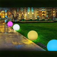 China 16 Color Change Valentine'S Day Glow Garden Decorative Ball PE Material IP65 Waterproof for sale