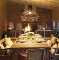 China Wabi-Sabi Rattan Chandelier Art Lamps Hand Woven Rattan Latern For Garden for sale