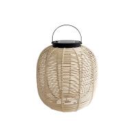 China Outdoor Rattan Decorative Portable Waterproof Floor Lamp Solar Garden Light for sale