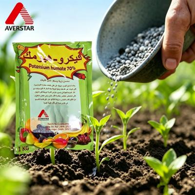 China Organic Water Soluble Fertilizer Potassium Humate 70% +Fulvic Acid 15% +Potassium Acetate 8% for sale