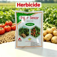 China Herbicide Metribuzin 70% WP  Applicable Crops: Soybeans, Potatoes, Tomatoes for sale