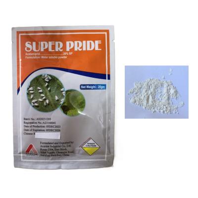 China Insecticid Acetamiprid 20% SP Strong contact killing and penetration effects, with a long shelf life for sale