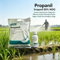 China Propanil 80% WP Herbicide for Rice Field Grass Weed Control Selective Post Emergence Herbicide OEM Factory Wholesale Supply for sale