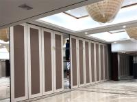 China Wiighirshman WJ-86 Double Door Movable Partition Wall - 600-1200mm Width, 50dB Soundproofing, Floor Track-Free Design for sale