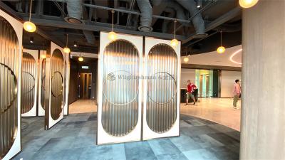 China 2000-6000mm Acoustic Sliding Folding Partition Wall with 80mm Thickness and Class A Fire Rating for sale