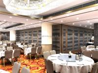 China Aluminum Alloy Commercial Folding Room Dividers - 4 Meter Height, Fire-Resistant Class A Panels for Events for sale