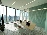 China Wall Mounted Retractable Room Divider with 53 dB Sound Insulation and 60-120 Minute Fire Retardant Rating for sale