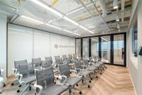 China Commercial Retractable Office Partition Walls with STC 42-48 dB Sound Isolation and 60-120 Minute Fire Resistance for sale