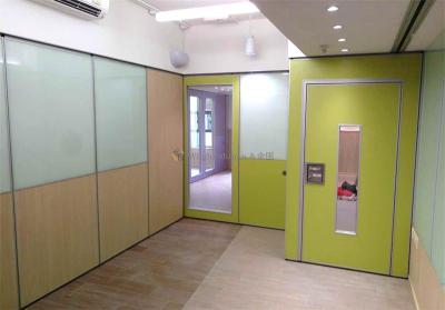 China Modern Folding Office Partition Wall with 60-120 Minute Fire Retardant and STC 42-48 dB Sound Insulation for sale