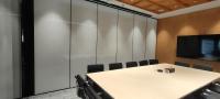 China Commercial Retractable Partition Wall with Aluminum Alloy Frame and Tempered Glass - Fireproof Office Room Divider Easy Installation for sale