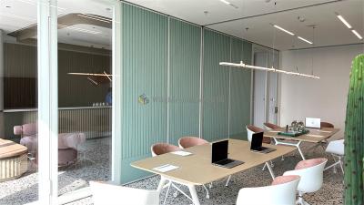 China Modular Soundproof Partition Wall System 1200x2400mm 80mm Thick with NRC 0.85 Rating for Office Conference Rooms for sale