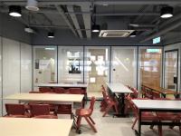 China 80mm Thick Soundproof Partition Wall with Aluminum Alloy Frame - NRC 0.85 Rating, Class A Fire Rated, 1200mm×2400mm Panels for sale