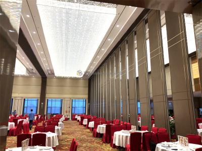 China 2.5m Height Hotel Partition Wall with 50dB Sound Insulation and Class A Fire Resistance - Movable Room Divider for sale