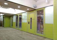 China 12mm Thick Movable Partition Wall Panels with 40dB+ Soundproof and 45kg Hanging Strength for sale