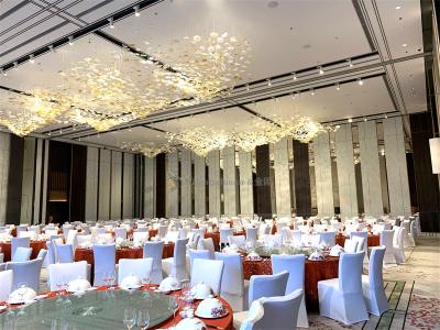 China Class A Fire Rated Acoustic Operable Wall Panel with 40+ dB Soundproof Rating and Reinforced Calcium Silicate Board for sale