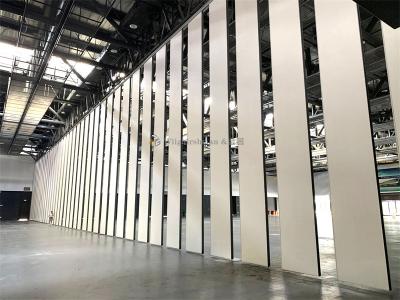 China 2000-6000mm Acoustic Folding Partition Wall with 80mm Thickness and Class A Fire Rating for Commercial Spaces for sale