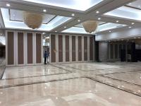 China 45dB Soundproof Banquet Hall Partition Wall - 85-100mm Thickness, Aluminum Frame, Customizable Size for sale
