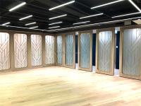 China Customizable Folding Partition Wall with 55dB Soundproofing and 2000-6000mm Height Range for Restaurants and Offices for sale