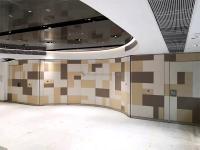 China Adjustable Conference Room Partitions - Aluminum Alloy Frame with 1-3mm Thickness and 5-Year Warranty for sale