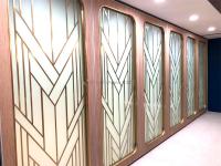 China Aluminum Alloy Decorative Partition Wall 1-3mm Thickness with 5-Year Warranty for Office and Home for sale