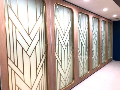 China Aluminum Alloy Decorative Partition Wall 1-3mm Thickness with 5-Year Warranty for Office and Home for sale