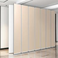 China Commercial Furniture Folding Partition Walls Movable Walls Melamine Surface B1 Fireproof 25-40kg for sale