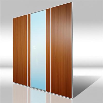 China Aluminium Folding Partition Walls 25-40kg/m2 B1 Fireproof Interior Movable Walls for sale