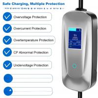 China RDC Manufacturers 3.5KW 7KW 16A 32A Electric Car Portable EV Charger For Home BYD Tesla for sale