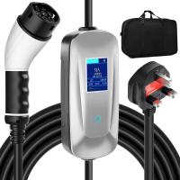 China RDC Manufacturers 3.5KW 7KW 16A 32A Electric Car Portable EV Charger For Home BYD Tesla for sale