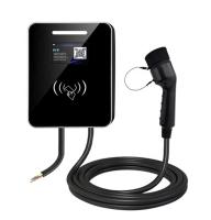 China TYPE1 RDC Home Electric Car Charger 16A 32A OCPP Level2 Wall Mounted EV Charging With Free Bluetooth for sale