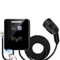 China TYPE1 RDC Home Electric Car Charger 16A 32A OCPP Level2 Wall Mounted EV Charging With Free Bluetooth for sale