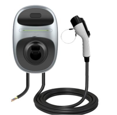 China RDC Grey Color AC 3.5KW 7KW 11KW 22KW TYPE1 TYPE2 GBT Wall Mounted EV Charger With WIFI And 4G for sale